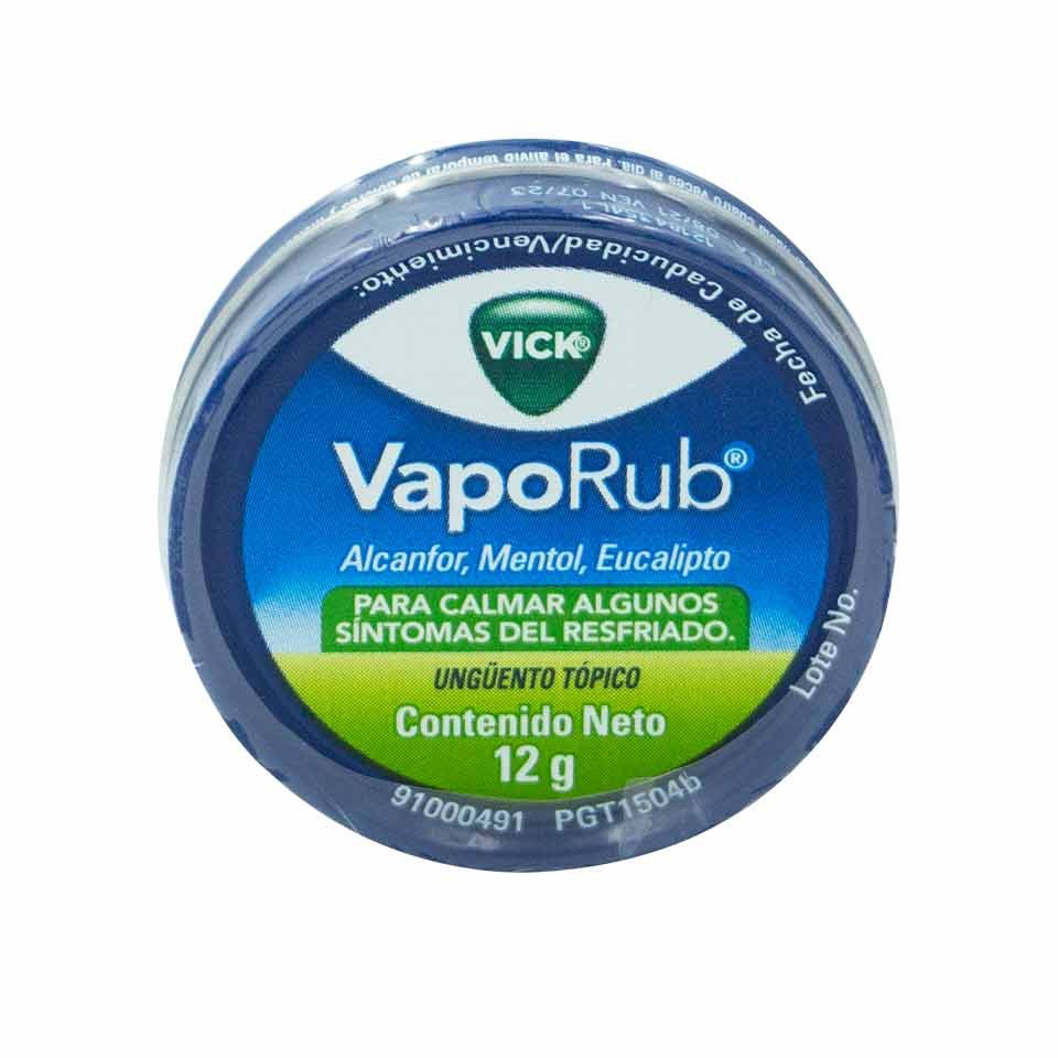VAPORUB 12g (ungüento tópico) – Boticas Pao
