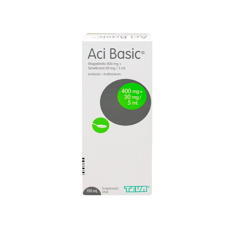 ACI BASIC 400mg-30mg/5ml SUSPENSION ORAL 150ml TEVA – Boticas Pao